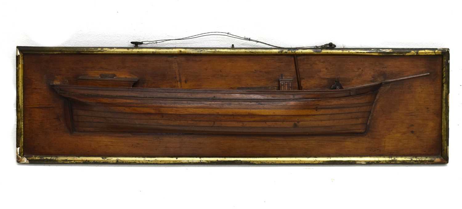 Lot 198 - 19th century Shipwright's half block model